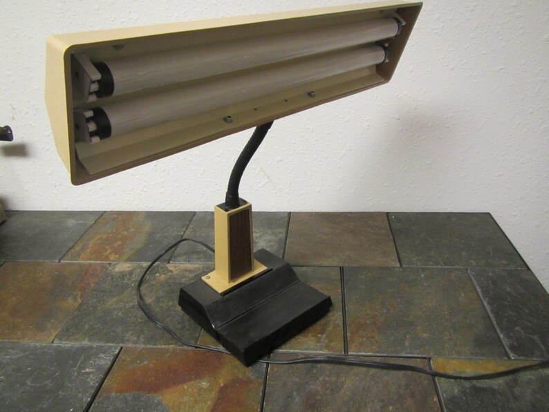 ELECTRIX DESK LAMP Table Light Fluorescent Adjustable - Etsy