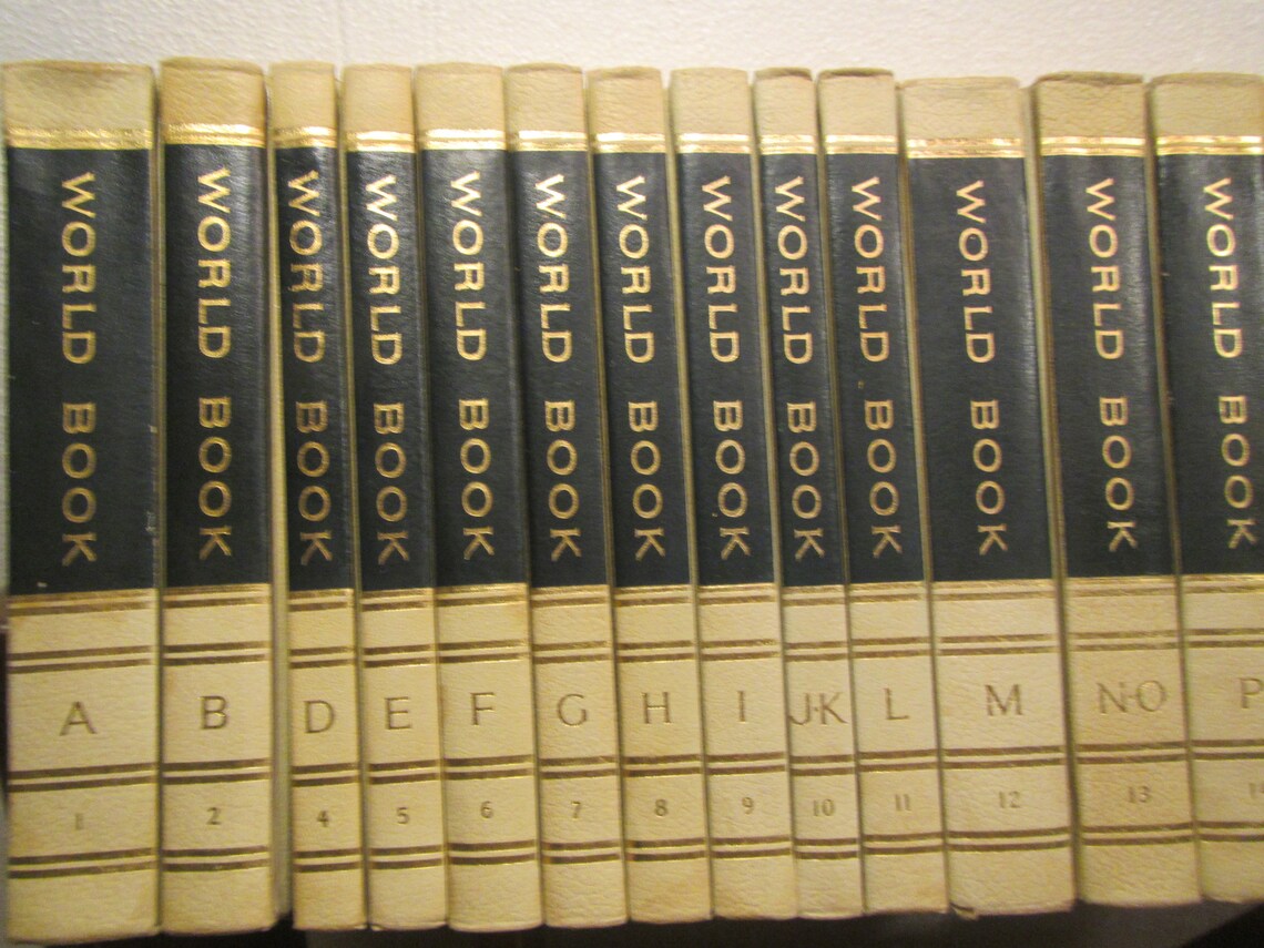 1960 set of 19 WORLD BOOK ENCYCLOPEDIAS Missing vol. 3 C | Etsy