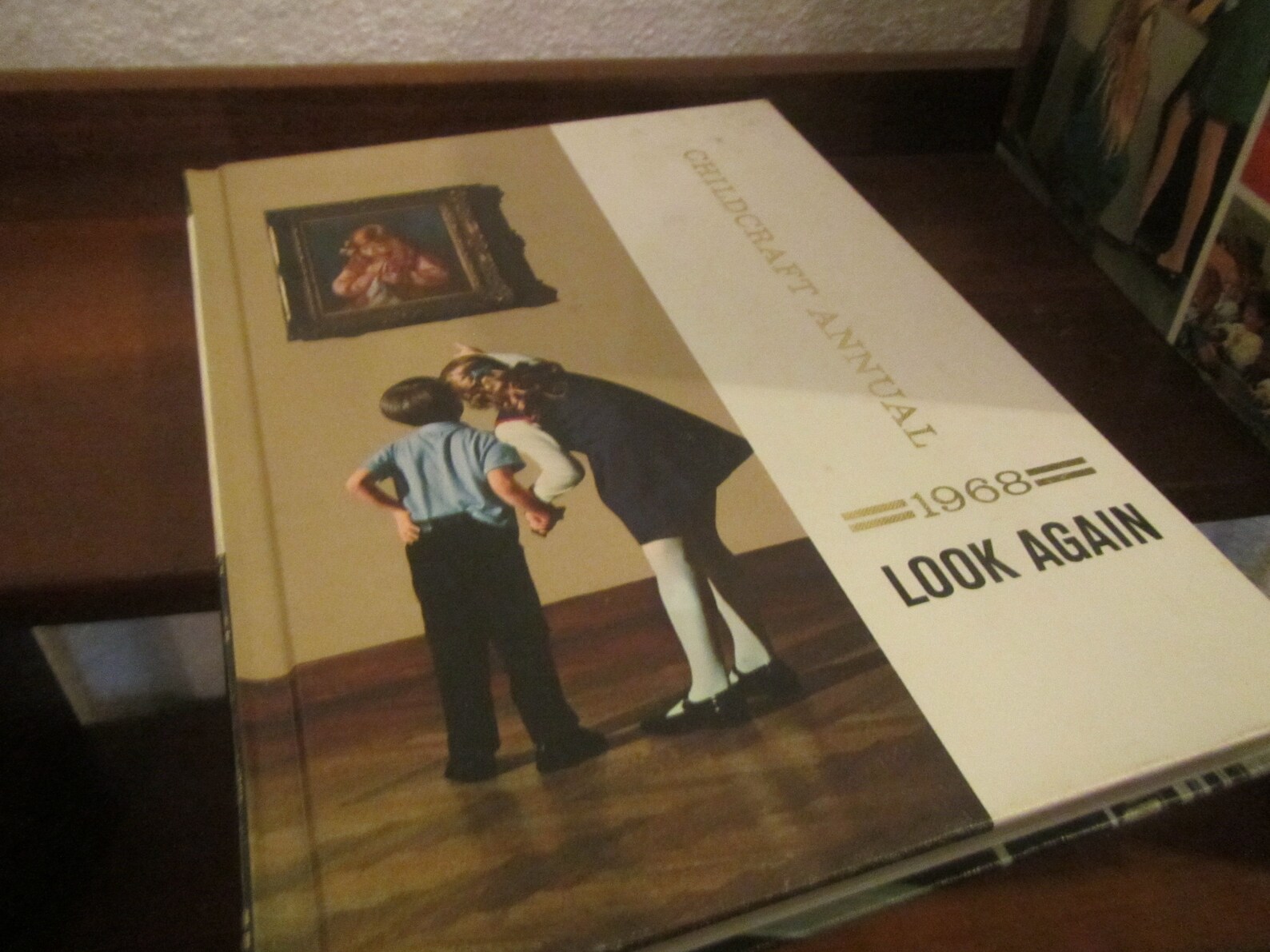 Child craft How and Why Library Annuals green & white | Etsy