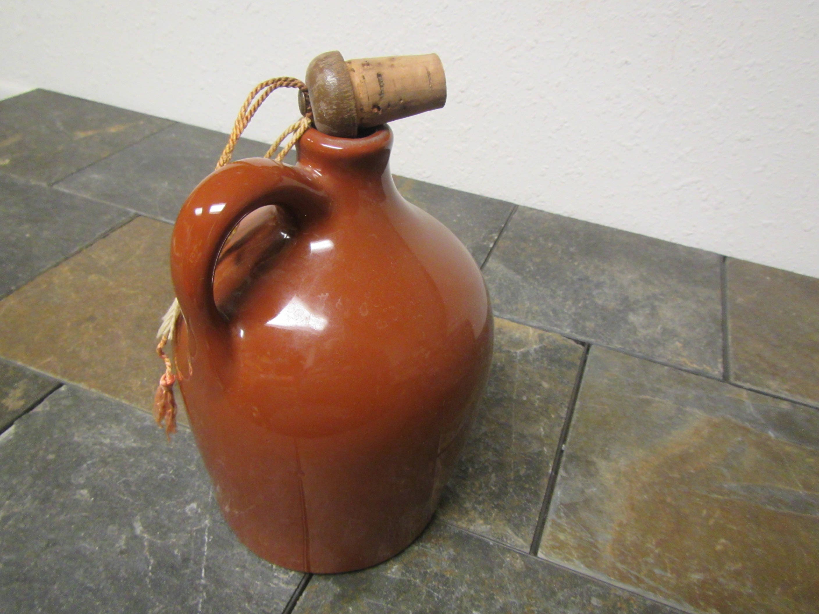 Old BROWN JUG Crock Jug Whiskey Jug Moonshiners Jug | Etsy