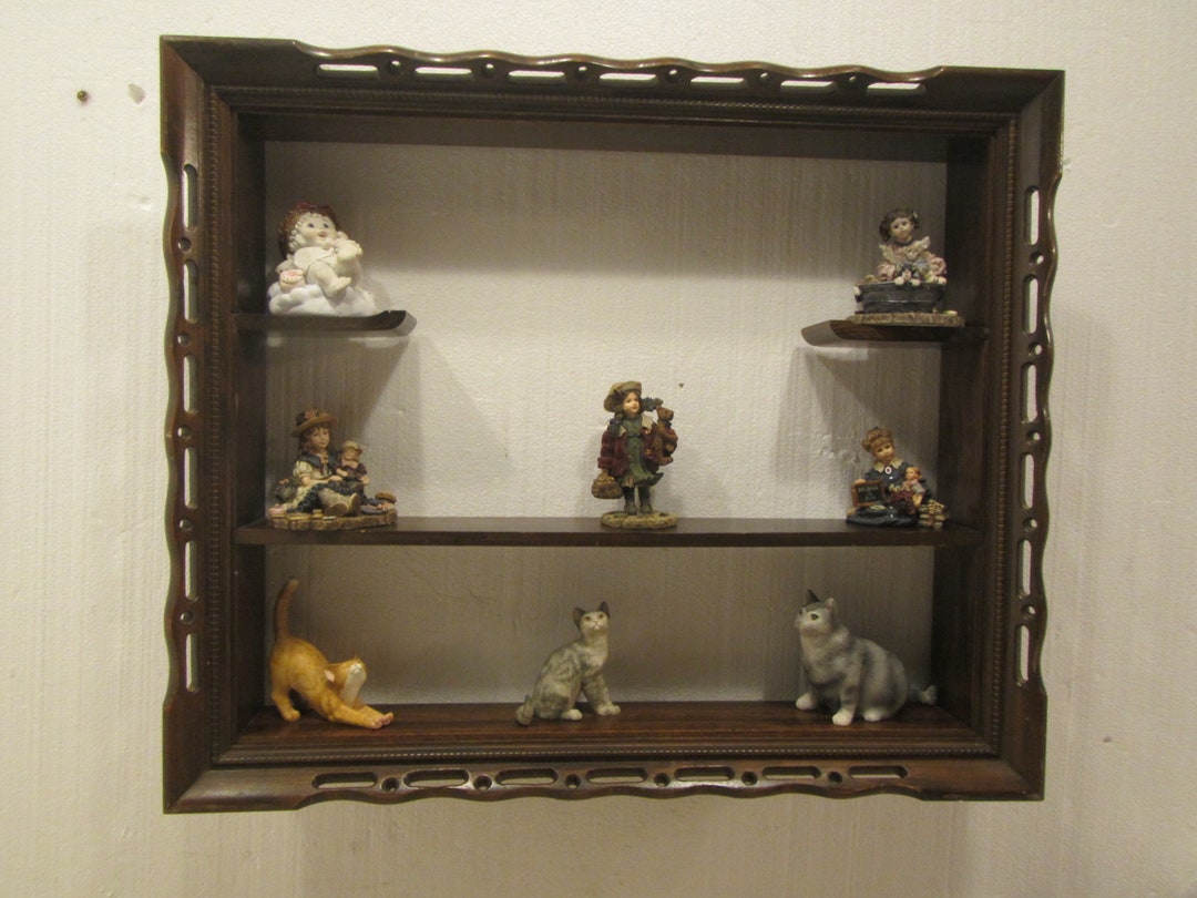 Decorative Shadow Box , Dispaly Shelf , Shadow Box Hangs on Wall ...