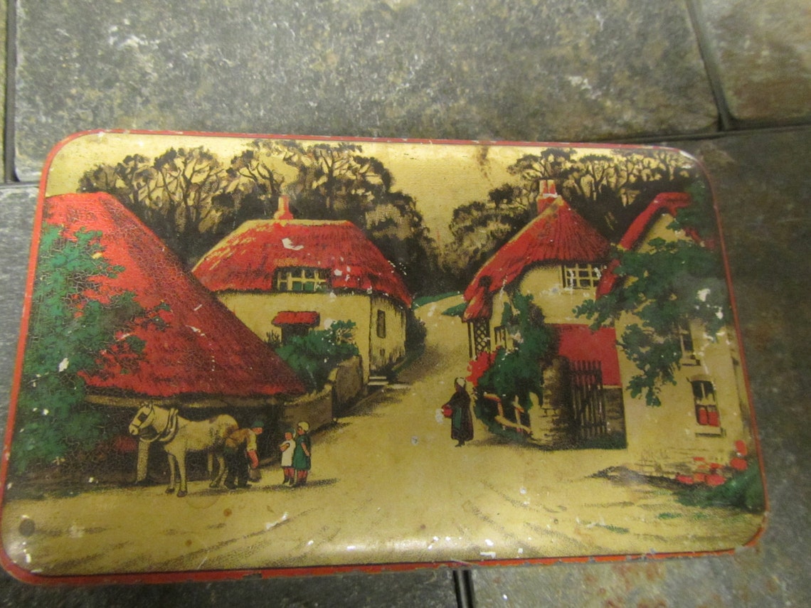 Vintage BLUE BIRD TOFFEE Tin Box Decorative Gift Box Harry - Etsy