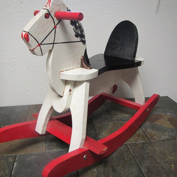 Wood Rocking Horse - Etsy