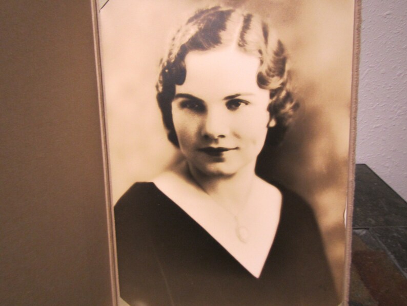 Vintage Black And White Photo Of A Lady In Photographers Frame 7 Etsy