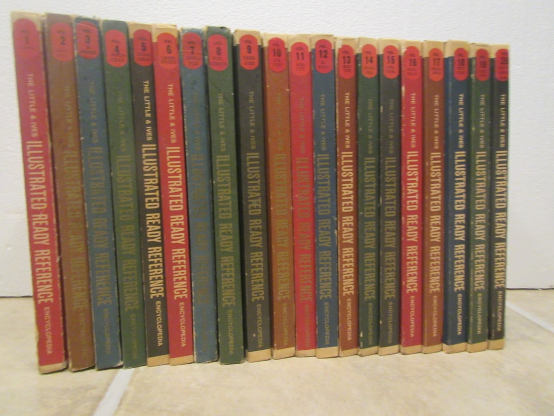 1962 Illustrated Ready Reference Encyclopedia 20 Volume Set, Little and ...