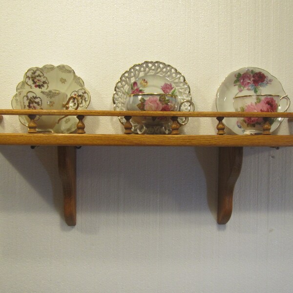 Shelf With Plate Groove - Etsy