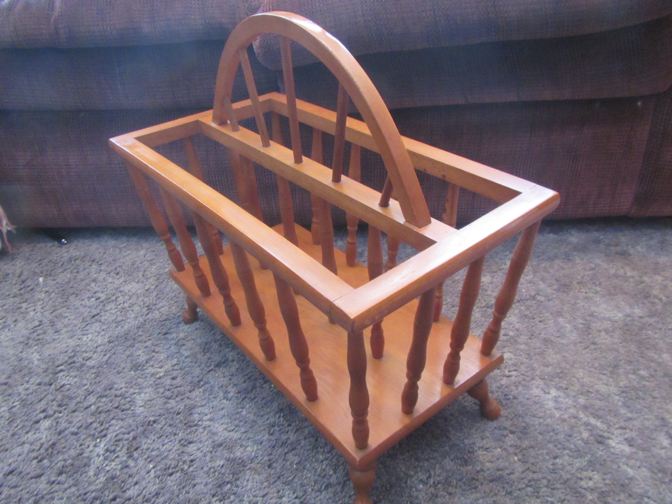 Wood Magazine Rack Wood Magazine Stand Wood Magazine - Etsy