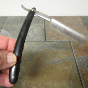 The ERN RAZOR Straight Edge Razor, Wald Germany #82 on Box , the Palmer ...