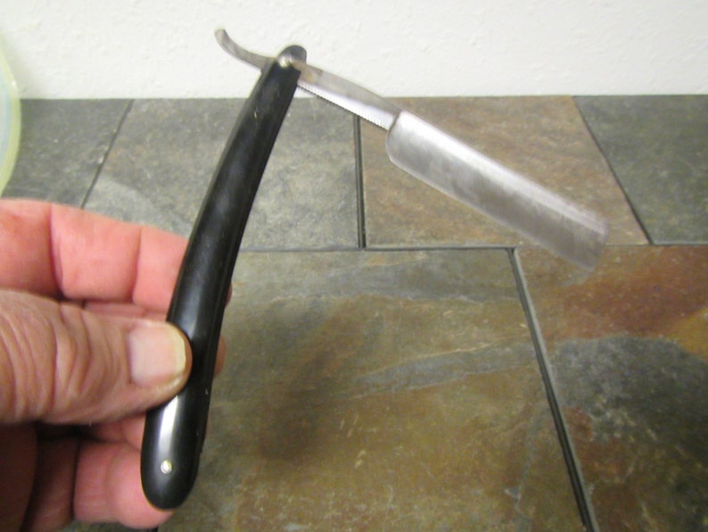 The ERN RAZOR Straight Edge Razor Wald Germany 82 on Box | Etsy