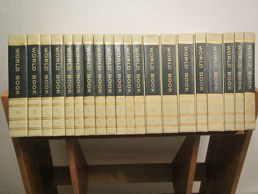 1966 Complete Set of 20 WORLD BOOK ENCYCLOPEDIAS A Thru Z 50th ...