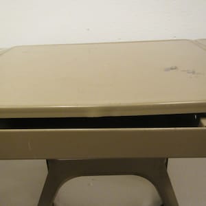 Vintage Typewriter Table With Drop Leaf Sides , Light Brown Typewriter ...