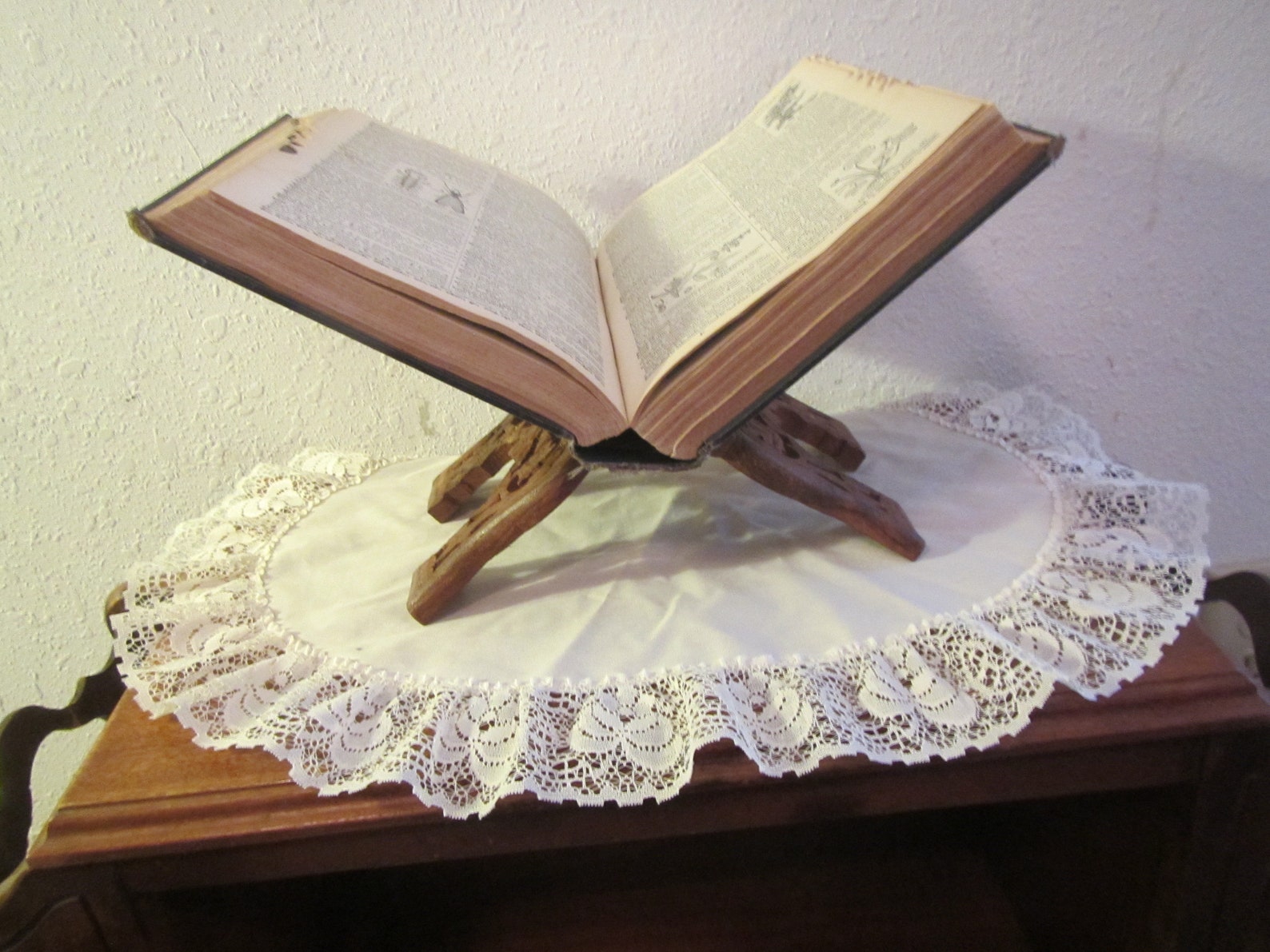 Carved Wood Book Rest Folding Book Rest Holds Books Open | Etsy