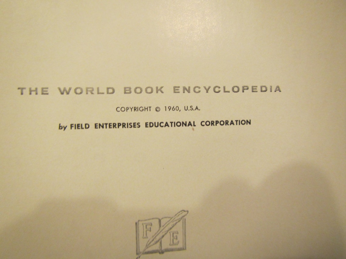 1960 set of 19 WORLD BOOK ENCYCLOPEDIAS Missing vol. 3 C | Etsy