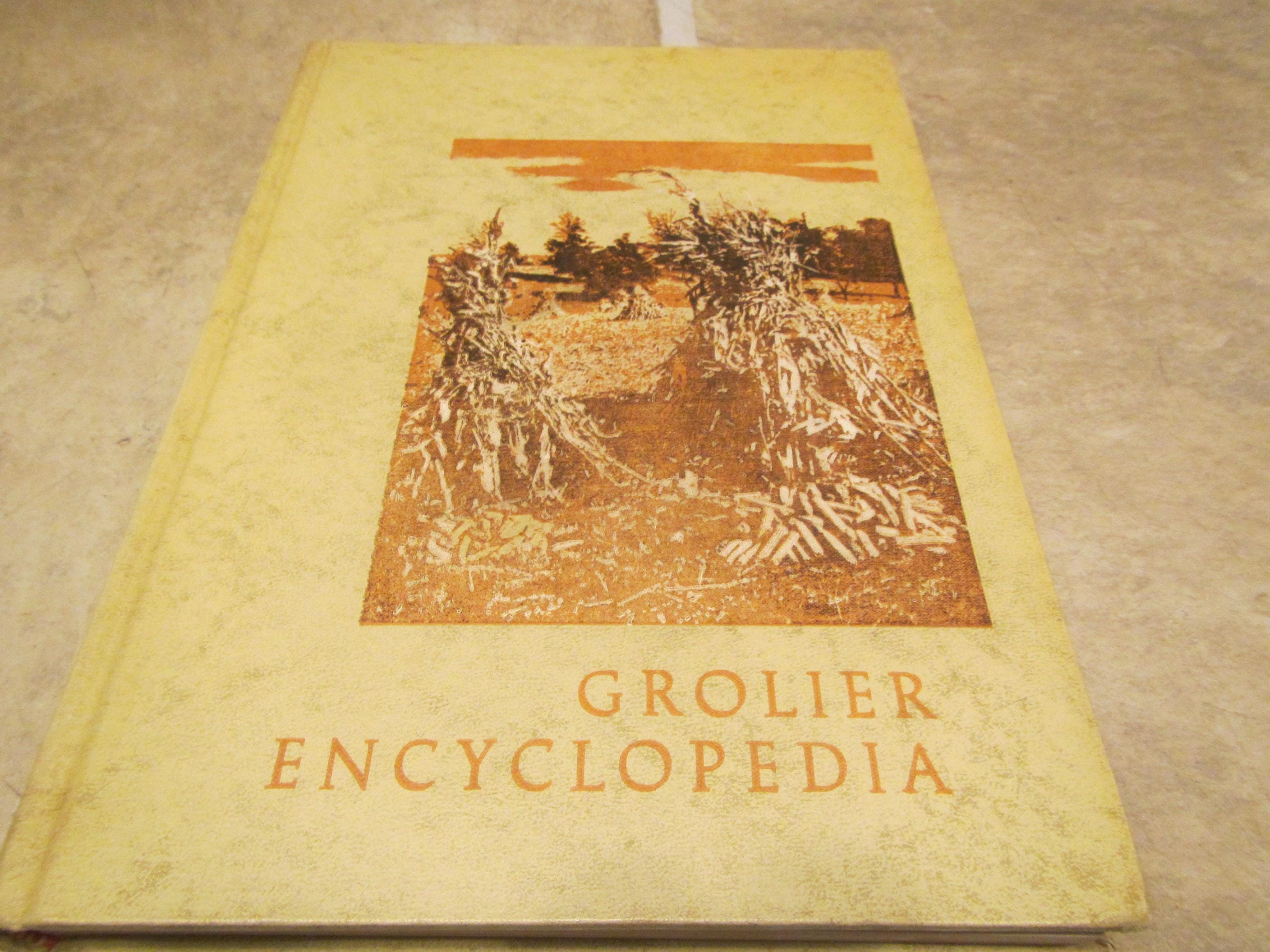 1957 Grolier Encyclopedia 20 Volume Complete Set, * Grolier Society ...