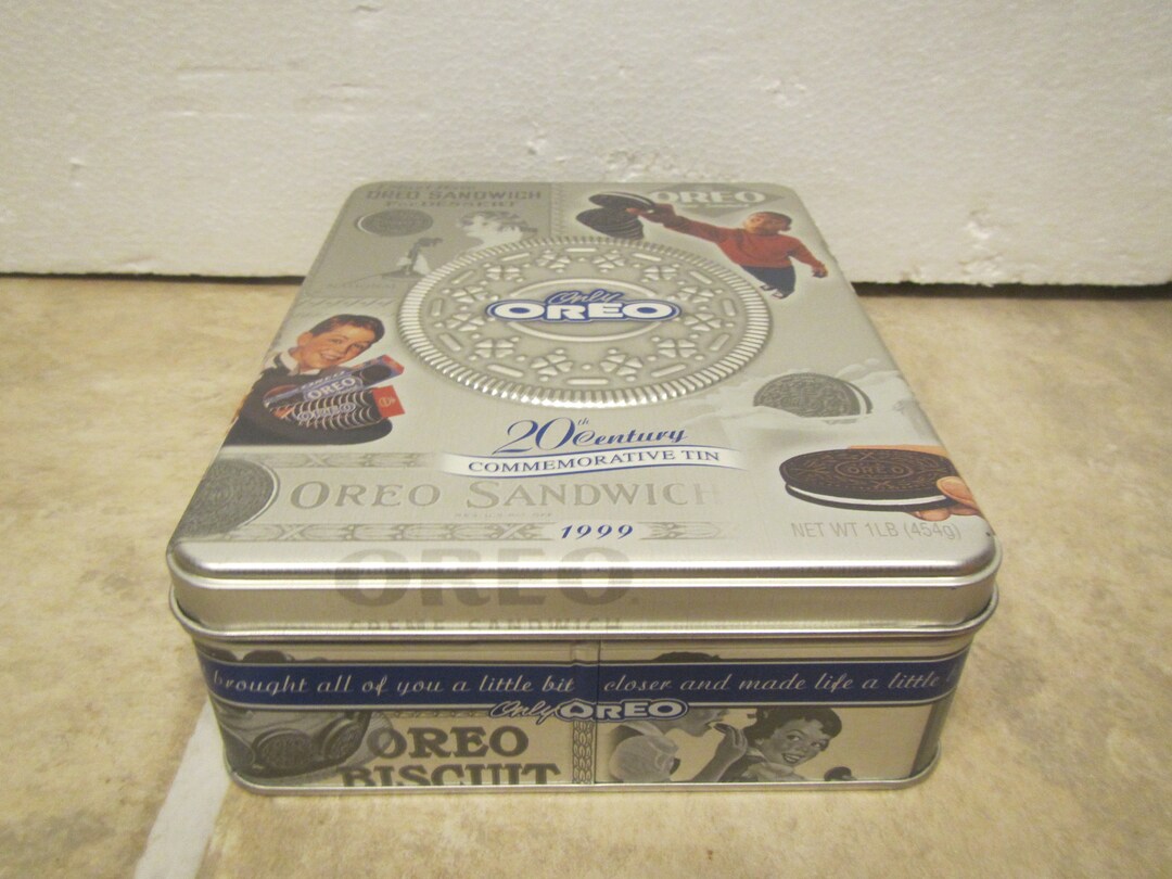 1999 OREO 20th Century Commemorative Tin , Oreo Sandwich, Oreo Tin ...