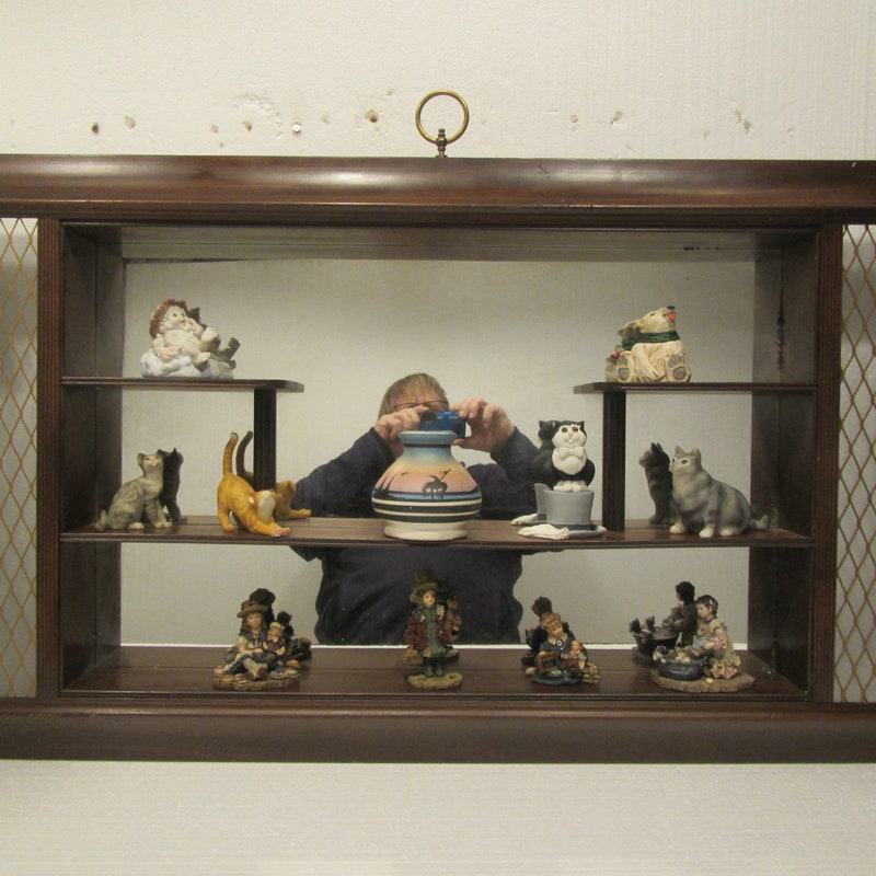 Mirror With Shelf 1970s - Etsy