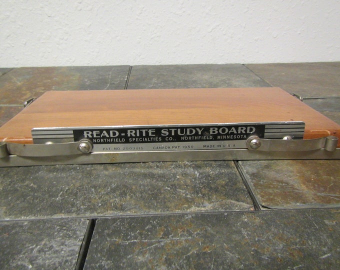Vintage READ-RITE STUDY Board , Book Holder, Northfield Specialties ...