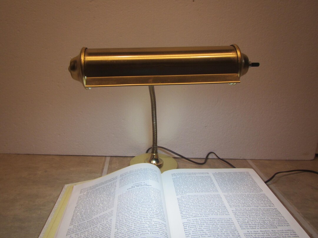 Vintage BRASS Flexible Neck LAMP, Flex Neck Bends in Many Positions ...