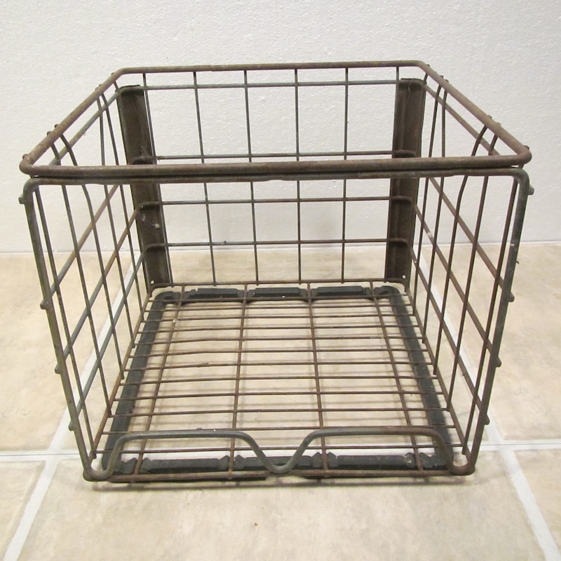 Wire Crate - Etsy