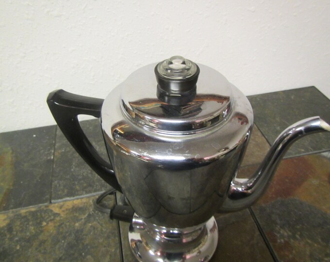 Vintage MIRRO-MATIC Electric PERCOLATOR 9652M 8 Cup Coffee Maker ...