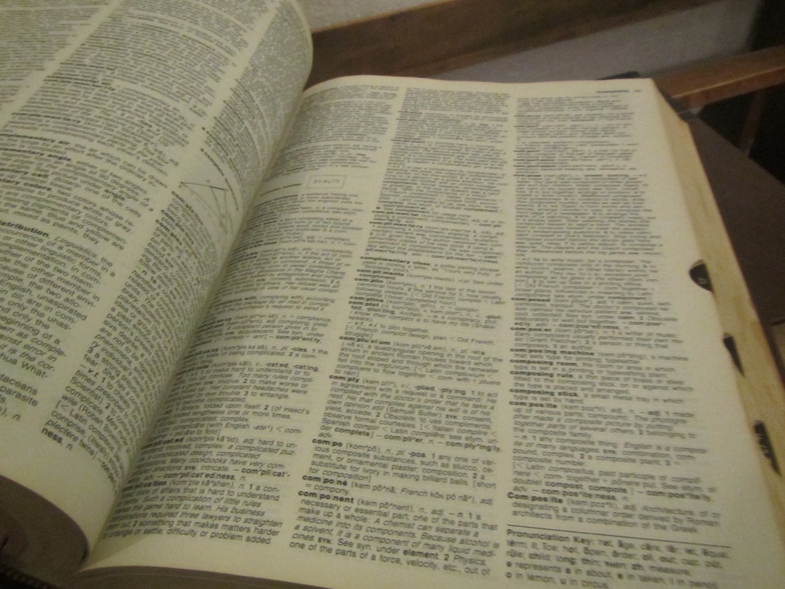 1988 WORLD BOOK DICTIONARY 2 Volume Set A K & L Z - Etsy