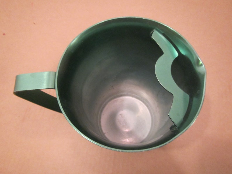 Vintage Green Aluminum Pitcher Water Pitcher Lemonade - Etsy