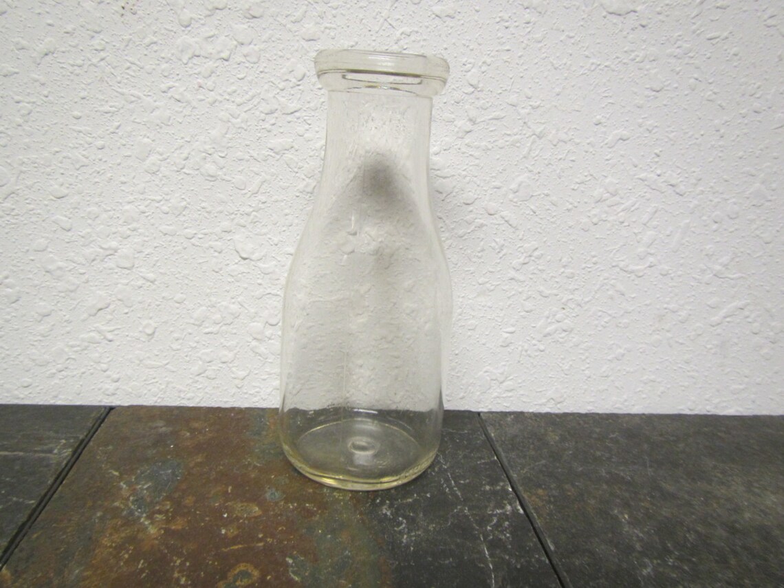 Vintage Pint Milk Bottle With a 1940s Jensens Dairy Dilworth ...