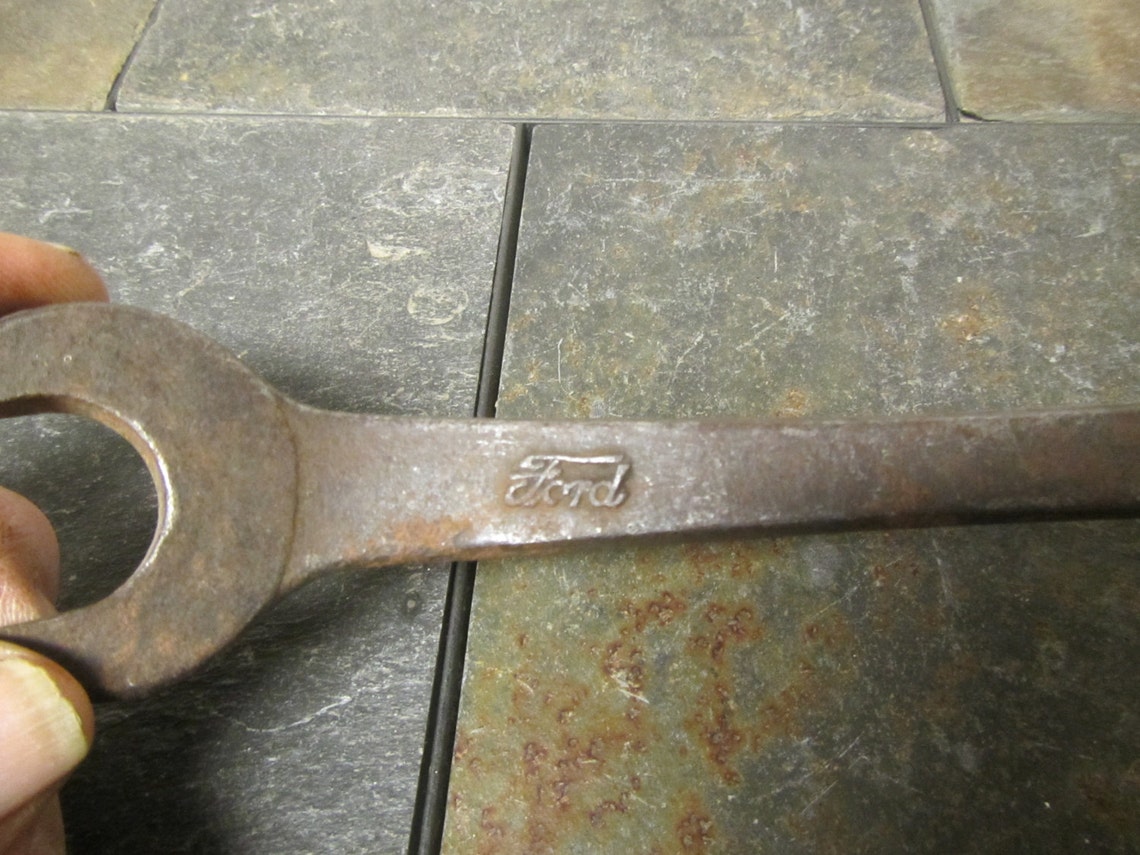 Antique FORD No. 44 Wrench * , Cast Iron Wrench, Ford Car Tool * 1 Inch ...