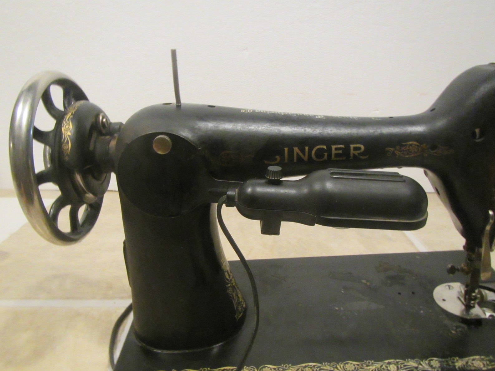 Antique 1927 SINGER SEWING MACHINE Sn. AB751502 Manufactured - Etsy