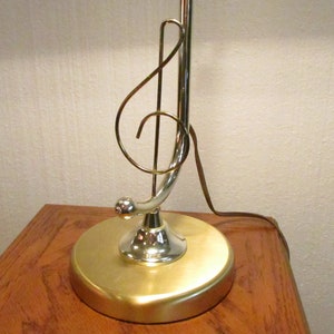 BRASS Treble Clef PIANO LAMP, Music Lamp, Adjustable Desk Lamp, Piano ...