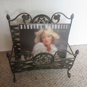 Decorative Woven Metal Magazine Rack , Antique Look Magazine Stand ...