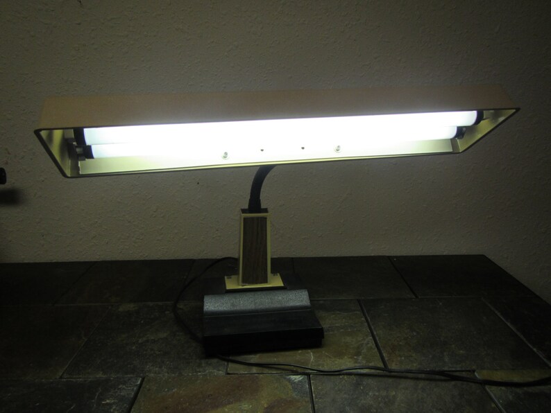 ELECTRIX DESK LAMP Table Light Fluorescent Adjustable - Etsy