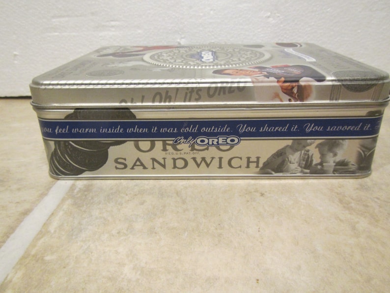 1999 OREO 20th Century Commemorative Tin , Oreo Sandwich, Oreo Tin ...