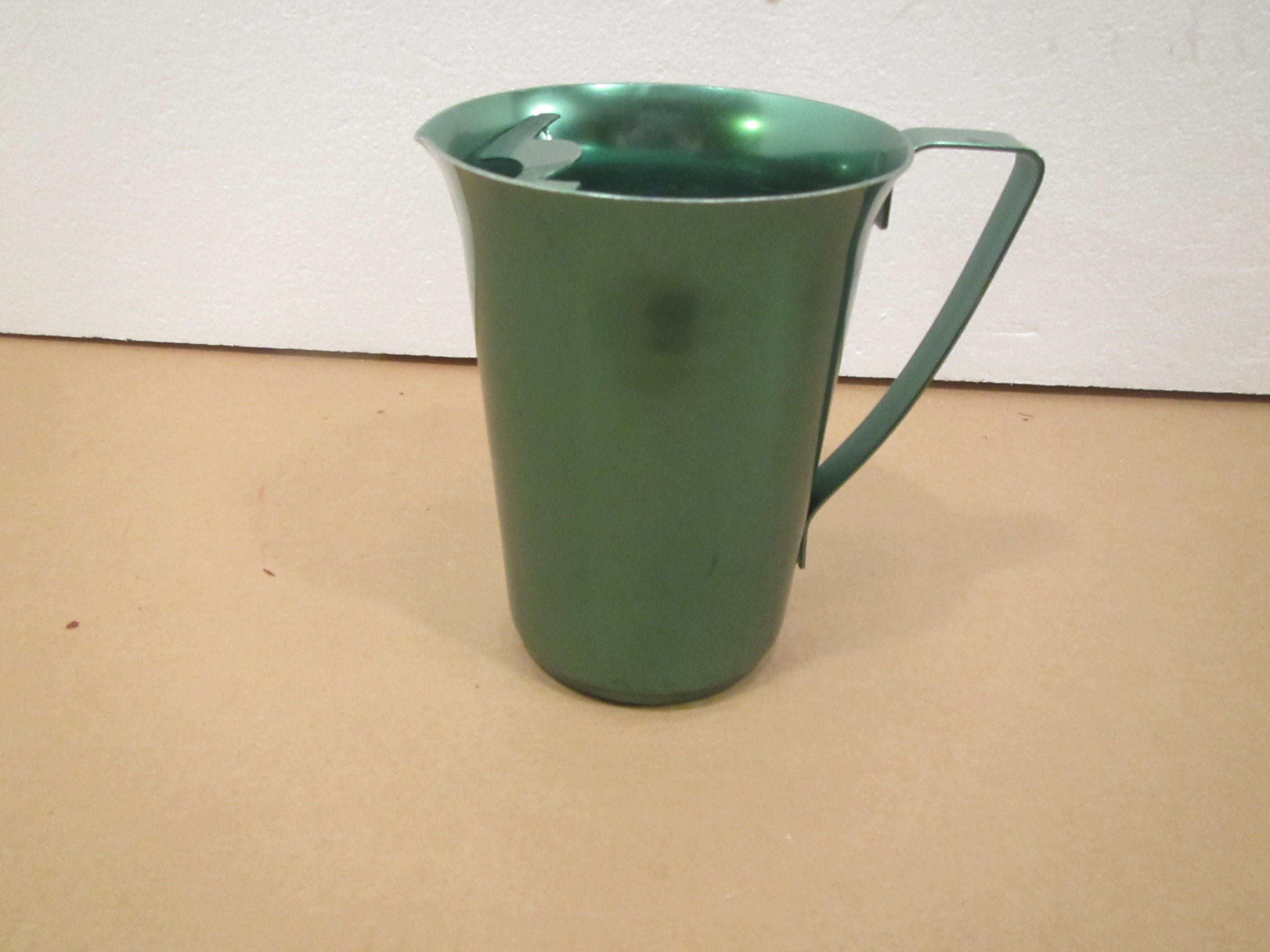 Vintage Green Aluminum Pitcher Water Pitcher Lemonade - Etsy