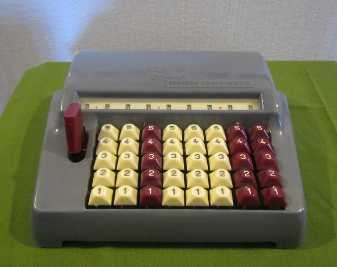 Vintage Speedee Add-a-matic Adding Machine by Chadwick CMI ,made in ...