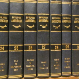 1963 the Encyclopedia Americana , Complete 30 Volume Set A Thru Z , and Index , Reference Books ...
