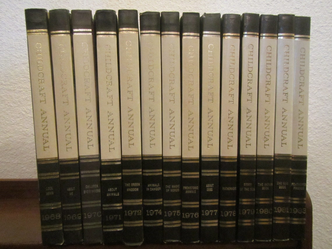 Child Craft How and Why Library Annuals Black & White - Etsy