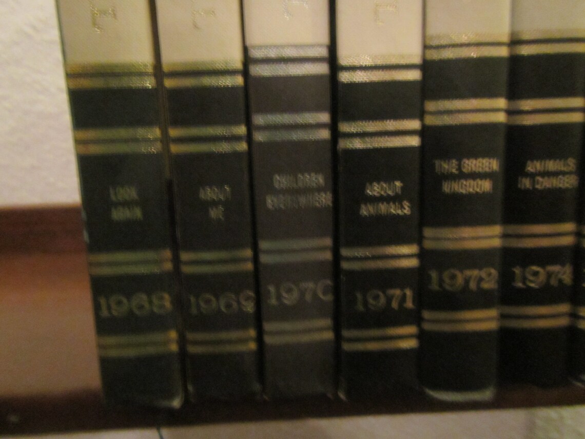 Child Craft How and Why Library Annuals Black & White - Etsy