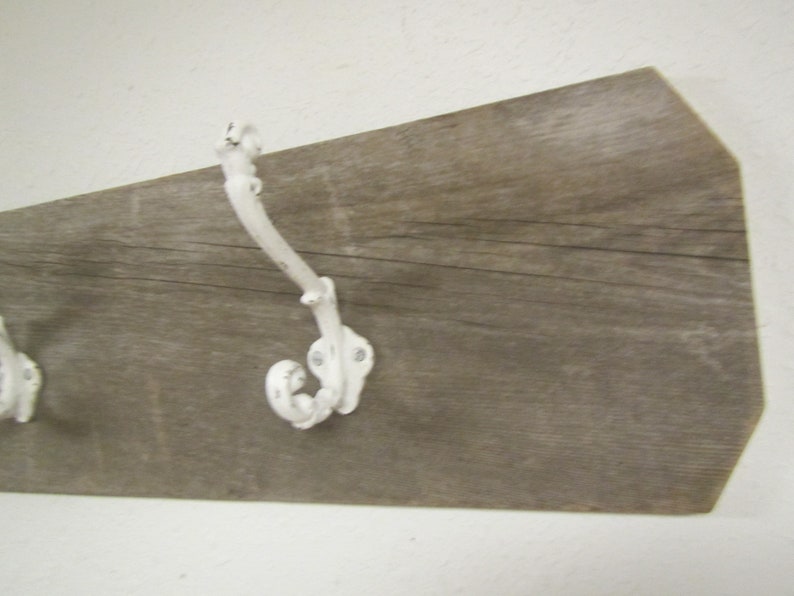 Rustic Barn Wood Coat Rack Hat Rack Wall Mount Wood 3 Hook | Etsy