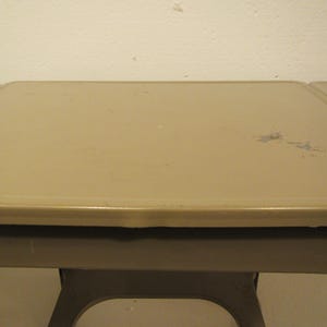 Vintage Typewriter Table With Drop Leaf Sides , Light Brown Typewriter ...