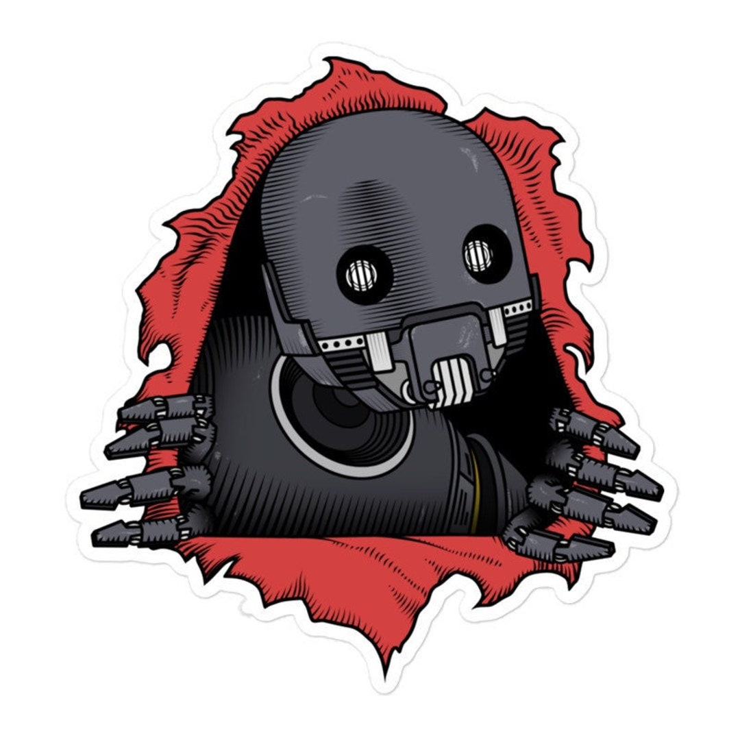 Star Wars Rogue One K-2SO Ripper Sticker - Etsy
