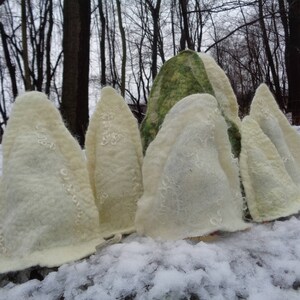 Wet Felted Rustic Pine Trees Forest Woods Woodland Home Decor Fairy Gardens - Etsy