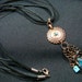 N003 Southwestern Influence Necklace in Copper and Turquoise - Etsy