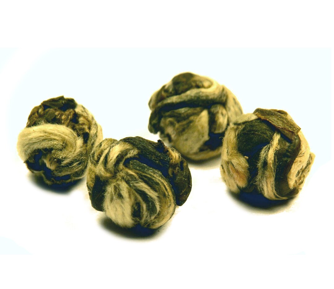 Jasmine Dragon Pearls Tea, Jasmine Pearls Loose Tea, Gourmet Loose Tea ...