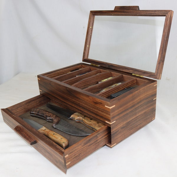 Glass Top Knife Display Case - Etsy
