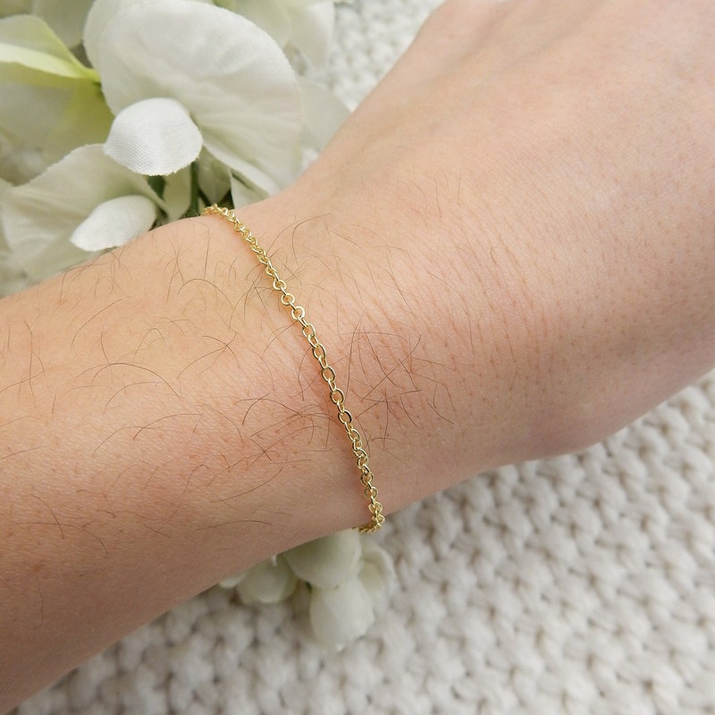 Gold Chain Bracelet - Etsy