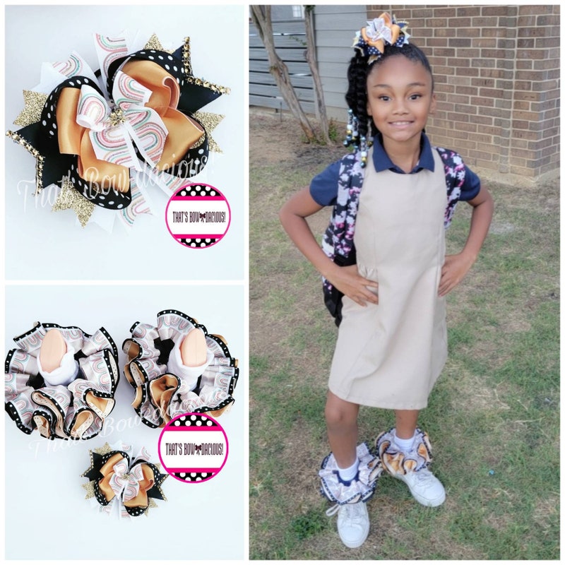 Navy Blue Ruffle Socks - Etsy