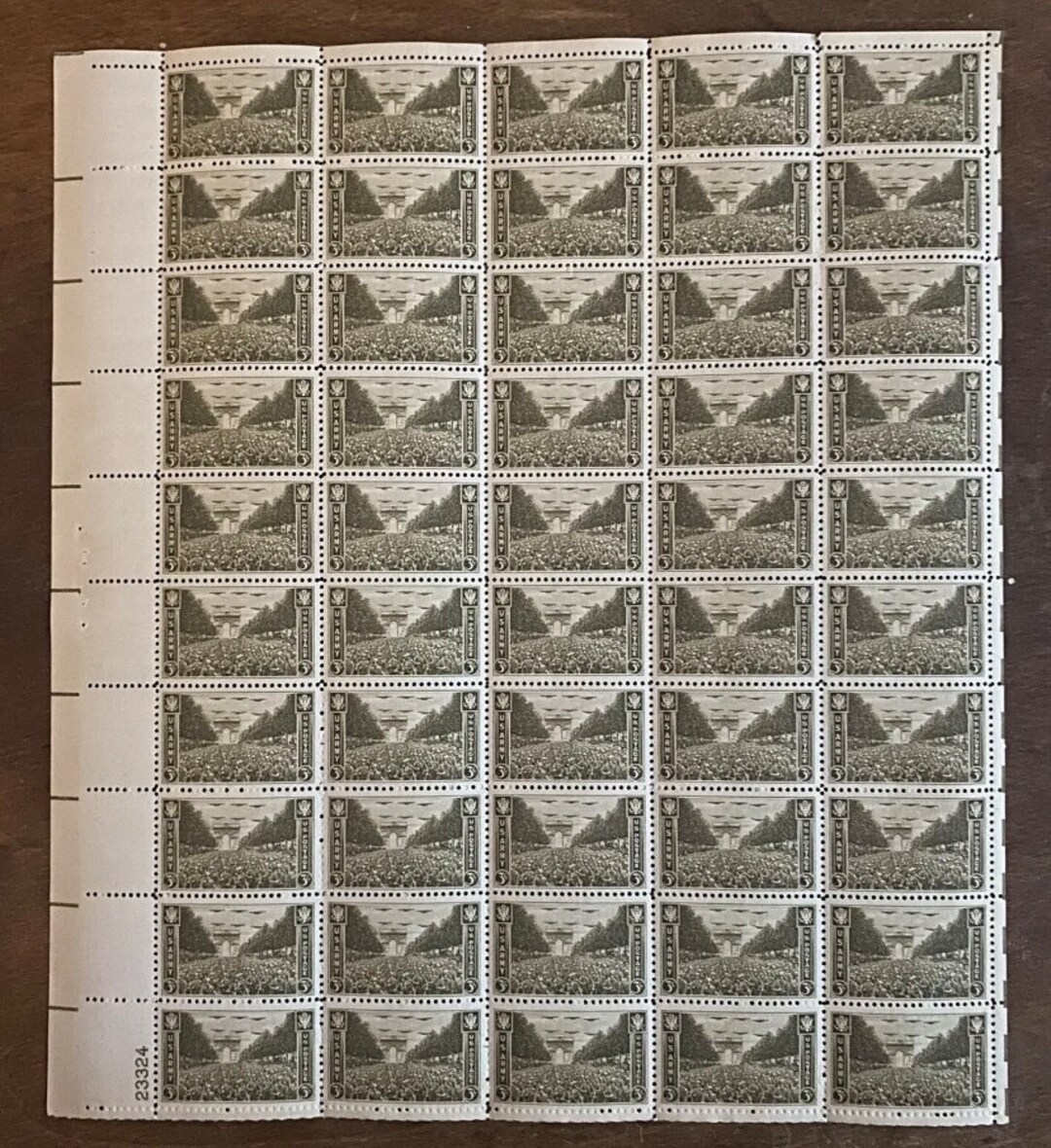 US Sheet of 50 Stamps US Army 3 Cents. CC - Etsy