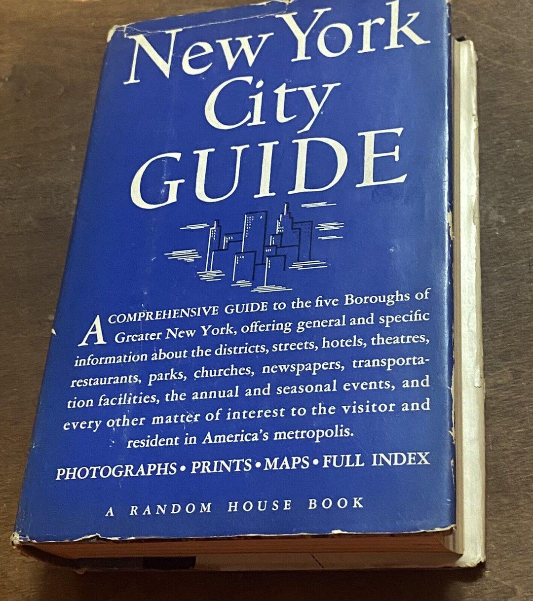 ORIGINAL 1939 New York City Guide Federal Writers Project Random House ...