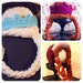 Princess Swoop Bangs With Braids Crochet Frozen Elsa Anna Repunzel Leia ...